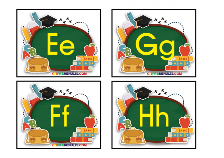 BBM Flash Kad Huruf Kecil Dan Besar A Hingga Z Pendidikan Khas