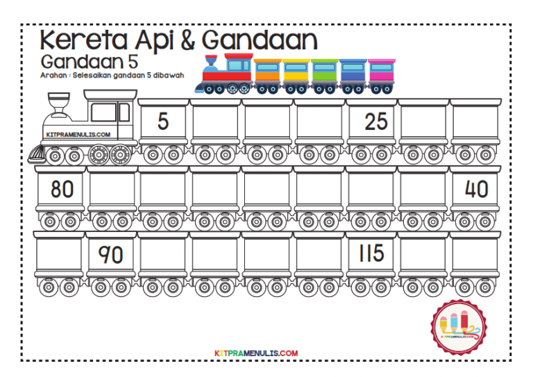 Lembaran Kerja Gandaan 5 | KitPraMenulis