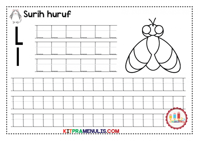 Lembaran Kerja Huruf L