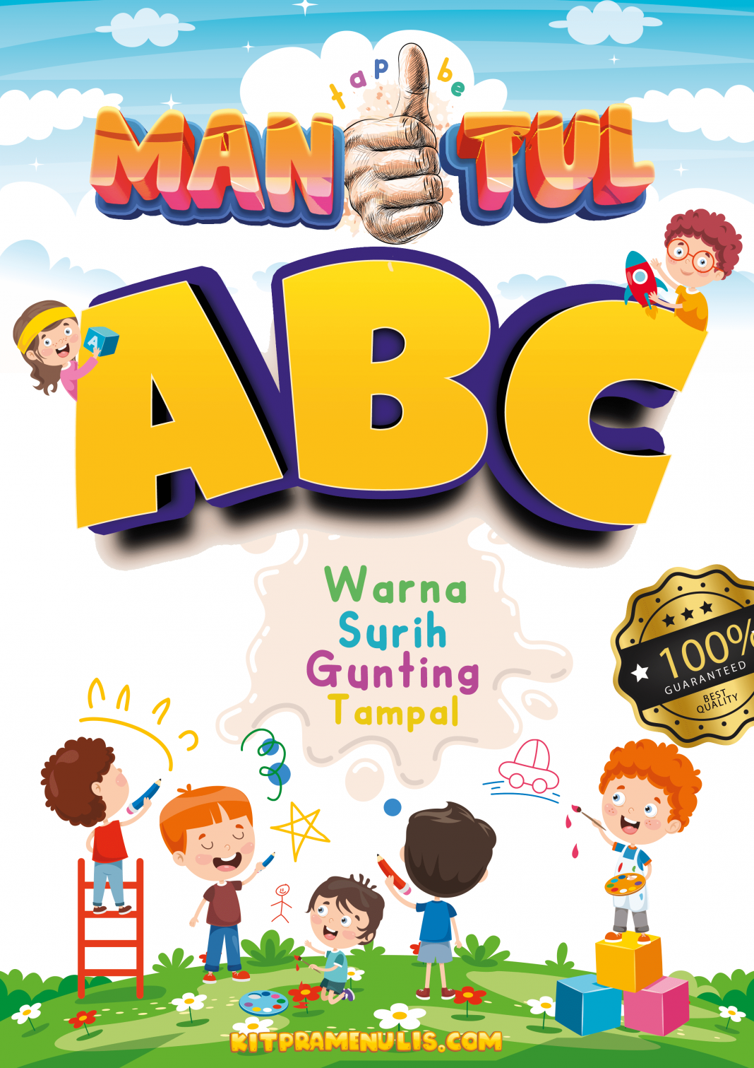 Jom Beli Buku Mantul ABC Mantap Betul ABC Anak-Anak PPKI Prasekolah